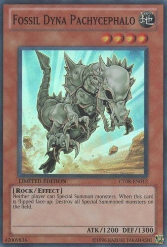 SUPER RARE Fossil Dyna Pachycephalo CT08-EN012 Tin Promo Holo Foil ...