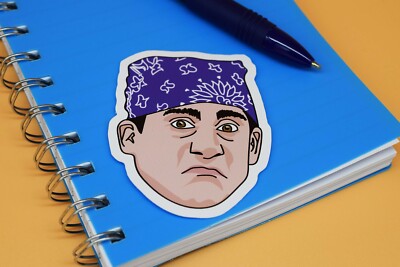 Prison Mike Sticker gloss vinyl The Office Steve Carell USA TV comedy ...