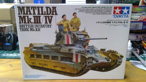 Tamiya 35300 Matilda Mk.III/IV British Infantry Tank 1/35 Scale Model ...