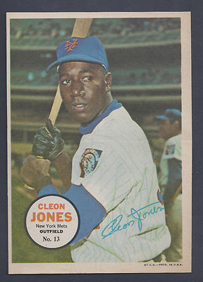 1967 Topps Pin Ups #13 Cleon Jones New York Mets NM | eBay