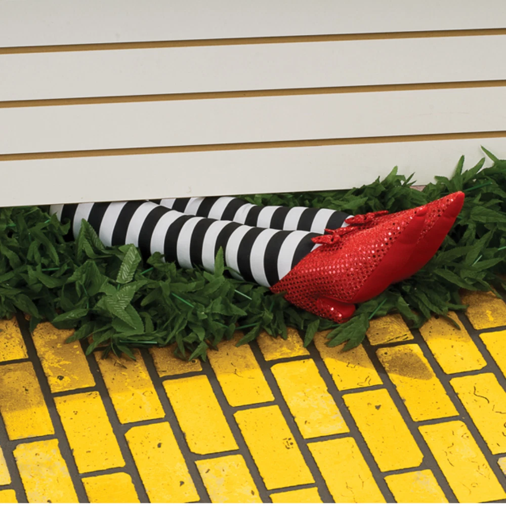 Wizard Of Oz Ruby Slippers Under House