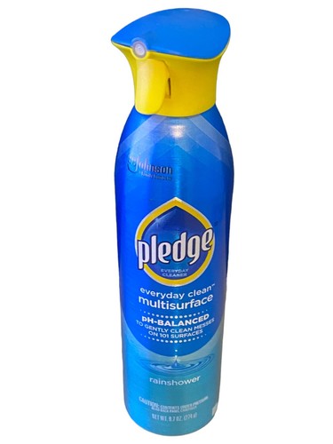 Pledge Multi-Surface Everyday Clean Aerosol Spray Rainshower Scent 9.7 ...