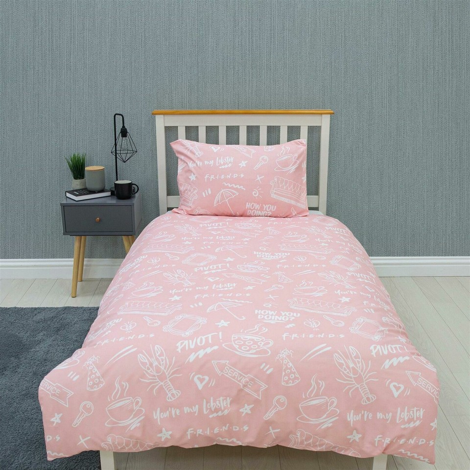 SINGLE SIZE BED Disney Character Girls Kids Bedding Duvet Cover ...