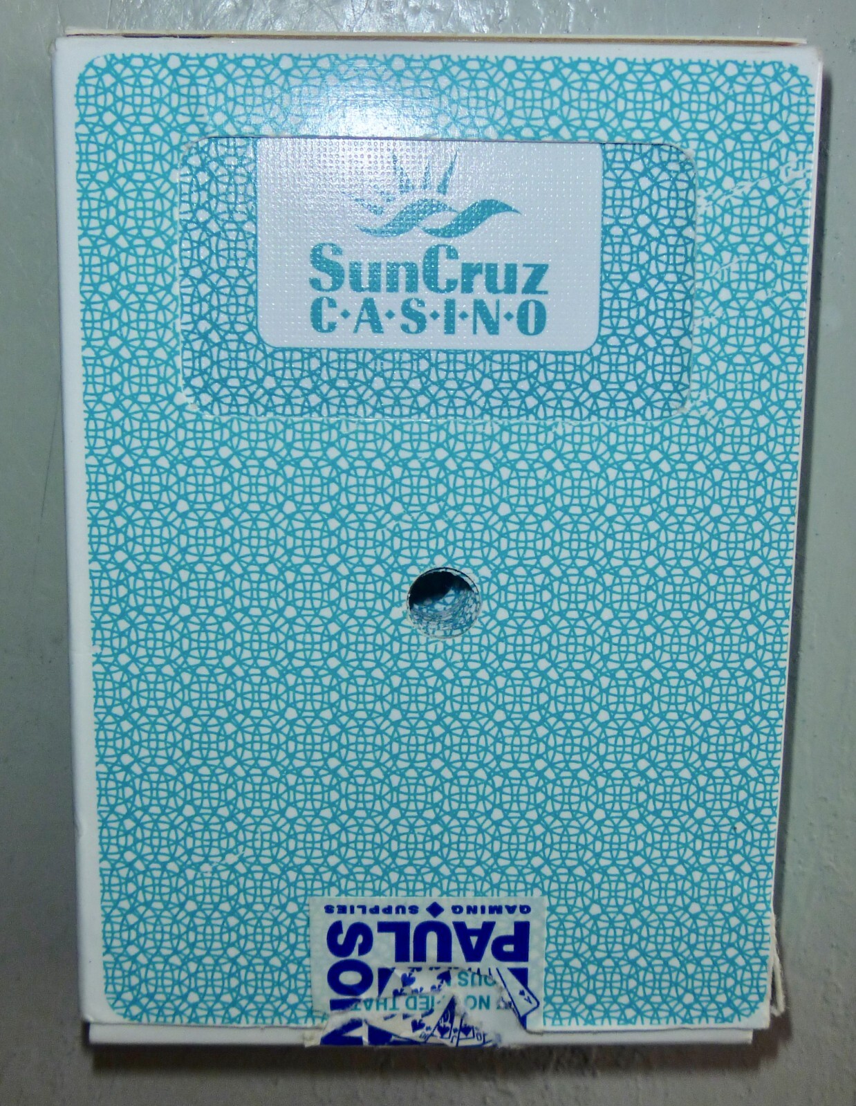 Sun Cruz Casino playing cards used Paulson teal full deck | eBay