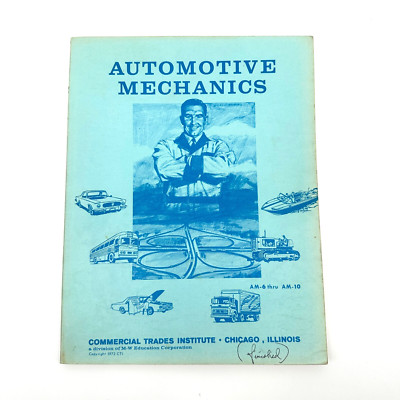 1972 CTI Automotive Mechanics Lessons 6 10 Oil Systems Manual ...