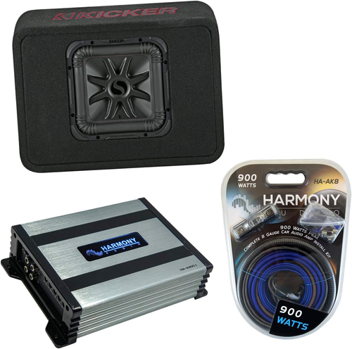 Kicker 45TL7R102 Car Audio L7R Solobaric L7 Single 10" Truck Sub Box ...