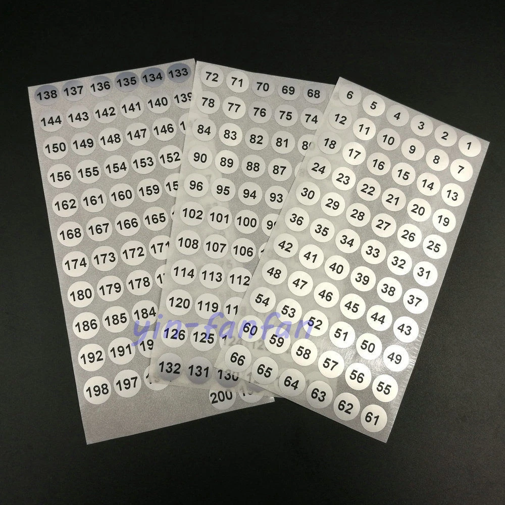Silver Round Stickers
