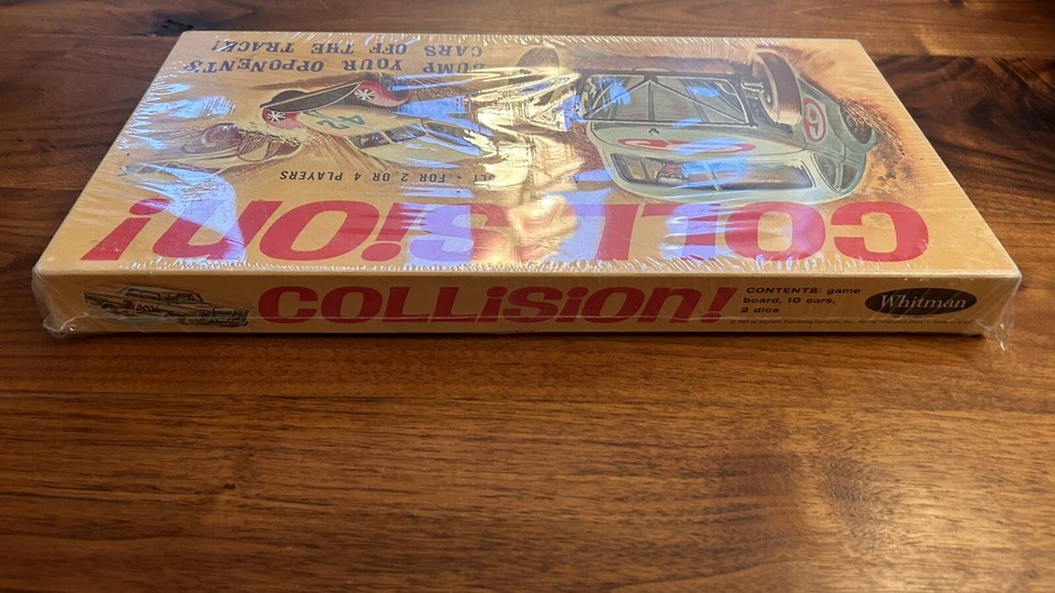 Rare New 1969 Collision Board Game Whitman Factory Sealed | eBay