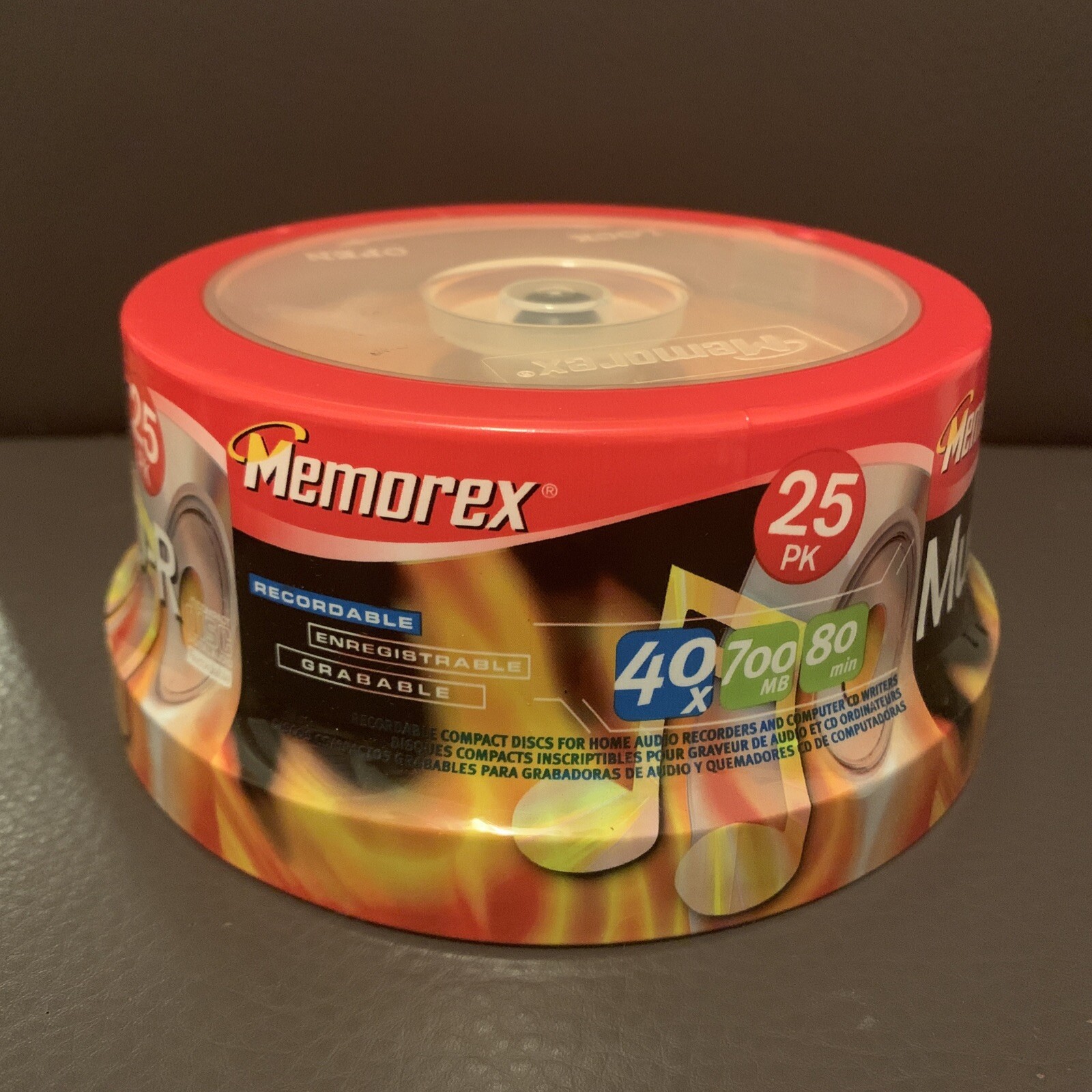 Memorex Blank Music CD-R 25 Pack 40 X 80 Minute 700MB Nip | eBay