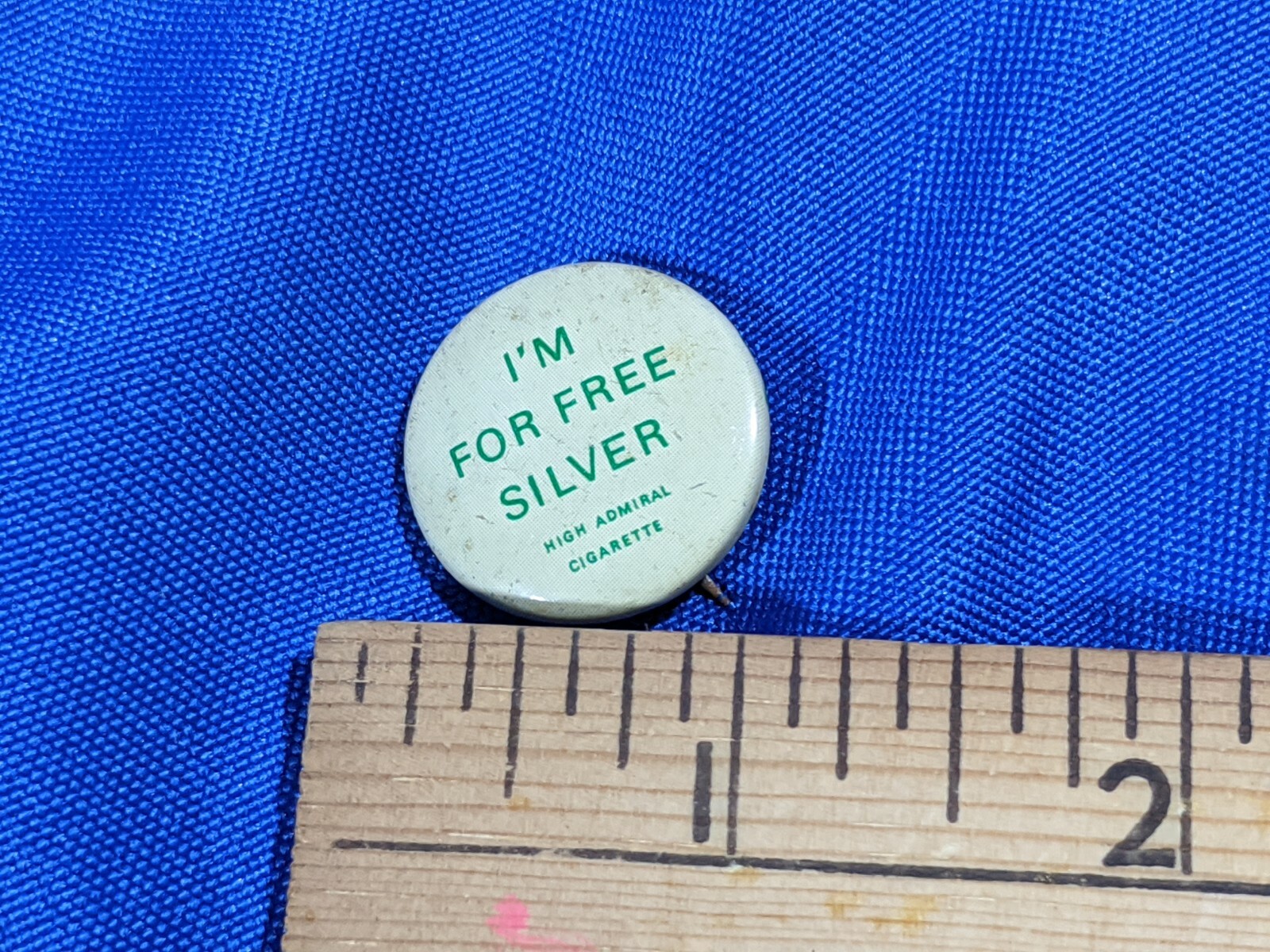 1896 William Jennings Bryan HIGH ADMIRAL CIGARETTE I'm For Free Silver ...