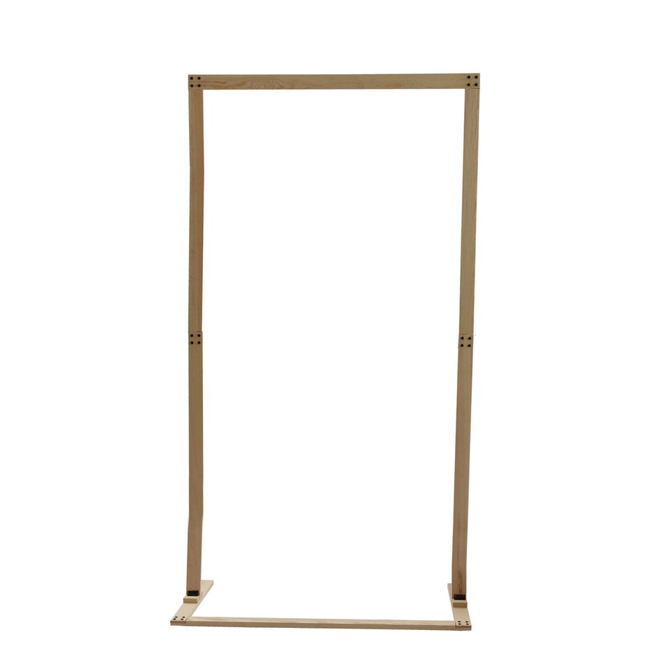 7FT Square Wedding Arch Wooden Backdrop Stand Wedding Ceremony Arch ...