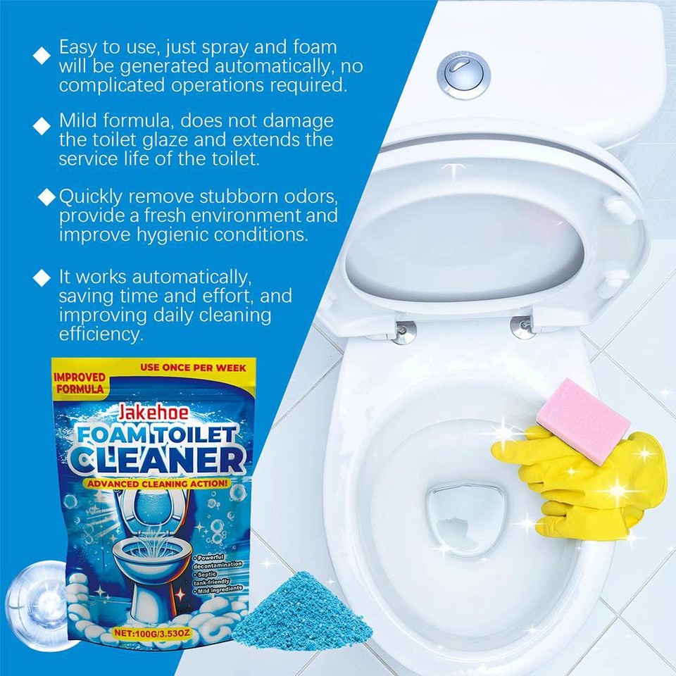 Splash Toilet Cleaner, 2025 Upgrade Cleaner,Powerful Foaming Toilet ...