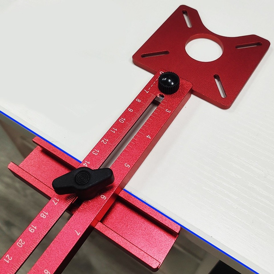 Fräsnut-Halterungsbasis für Trimmer-Kantenführung, Positionierungskreis ...