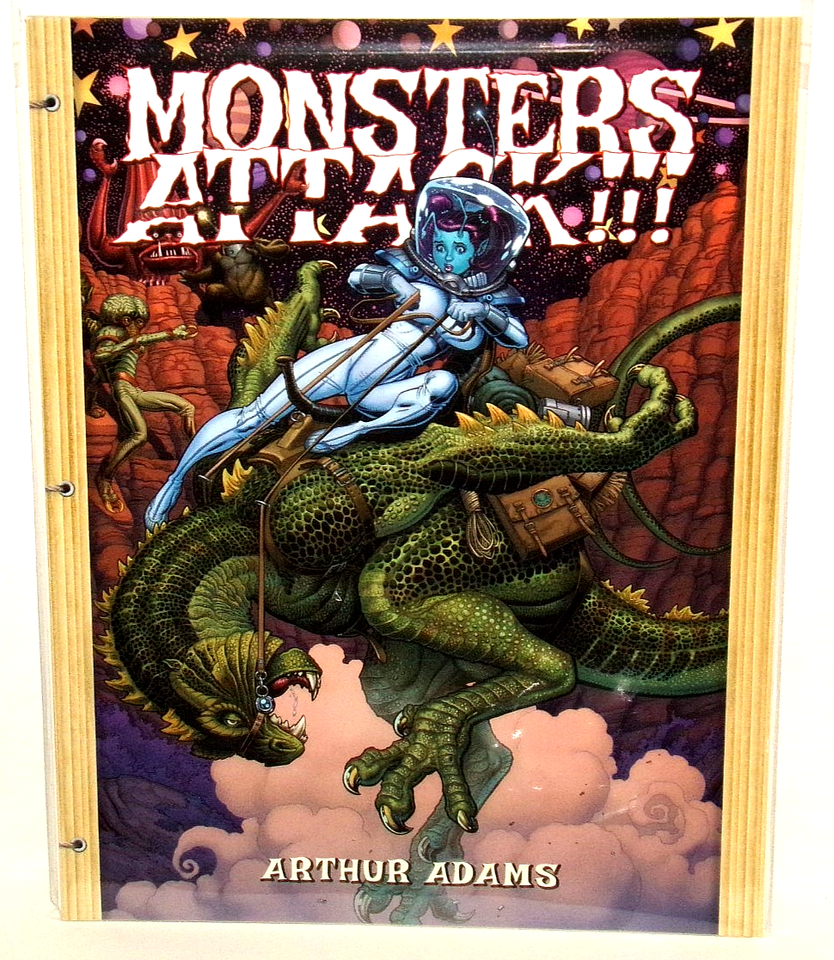 MONSTERS ATTACK!!! Arthur Adams Flesk 2016 Artbook Free Shipping Corner ...