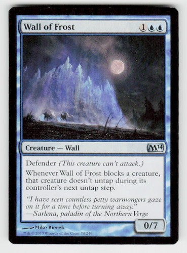 Magic 2014 (M14) #78 Wall of Frost | eBay