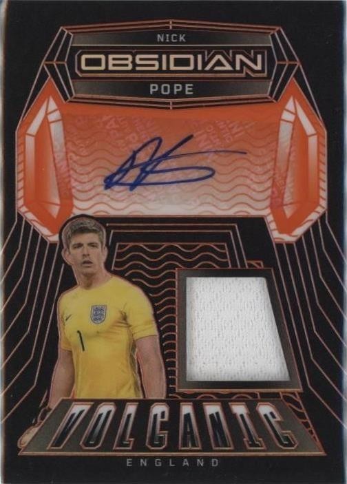2024-25 Panini Obsidian - Volcanic Material Signatures Nick Pope #VS-NP ...