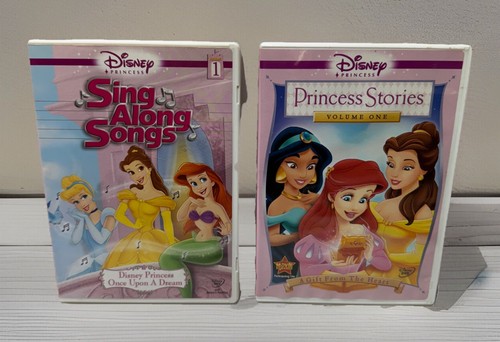 Disney Princess Themed DVDs Sing Along Songs Stories Volume One | eBay