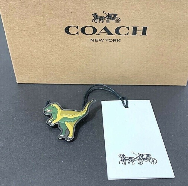 Coach Rexy Dinosaur Paint Numbers Leather Pin 10644 for sale online | eBay