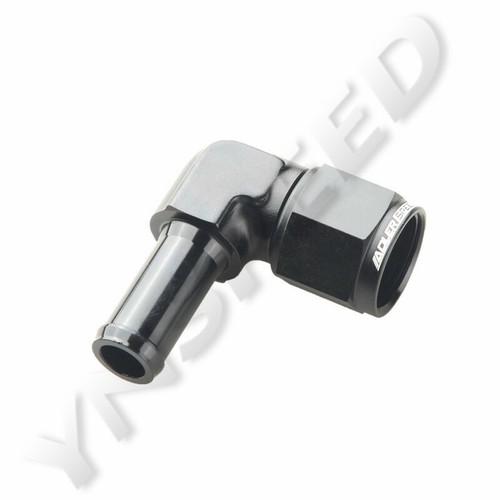 Aluminum 90 Deg AN8 AN-8 Female to 1/2" (13mm) Barb Hose Adapter ...