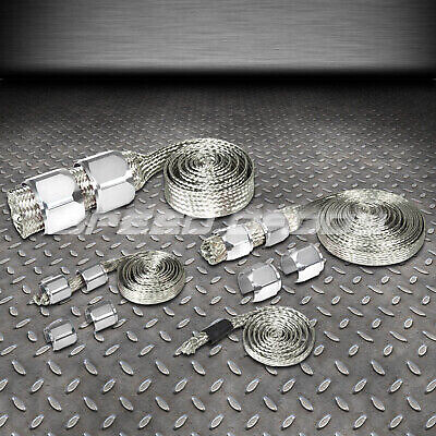 BRAIDED STAINLESS STEEL VACUUM/FUEL/RADIATOR/OIL LINE DRESS-UP HOSE ...