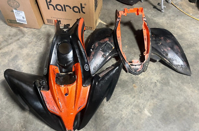 08-12 Yamaha Raptor 250 Front & Back Plastics Complete | eBay
