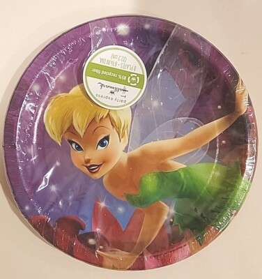 Disney Fairies 8ct Paper Plates Tinker bell Rosetta NEW | eBay