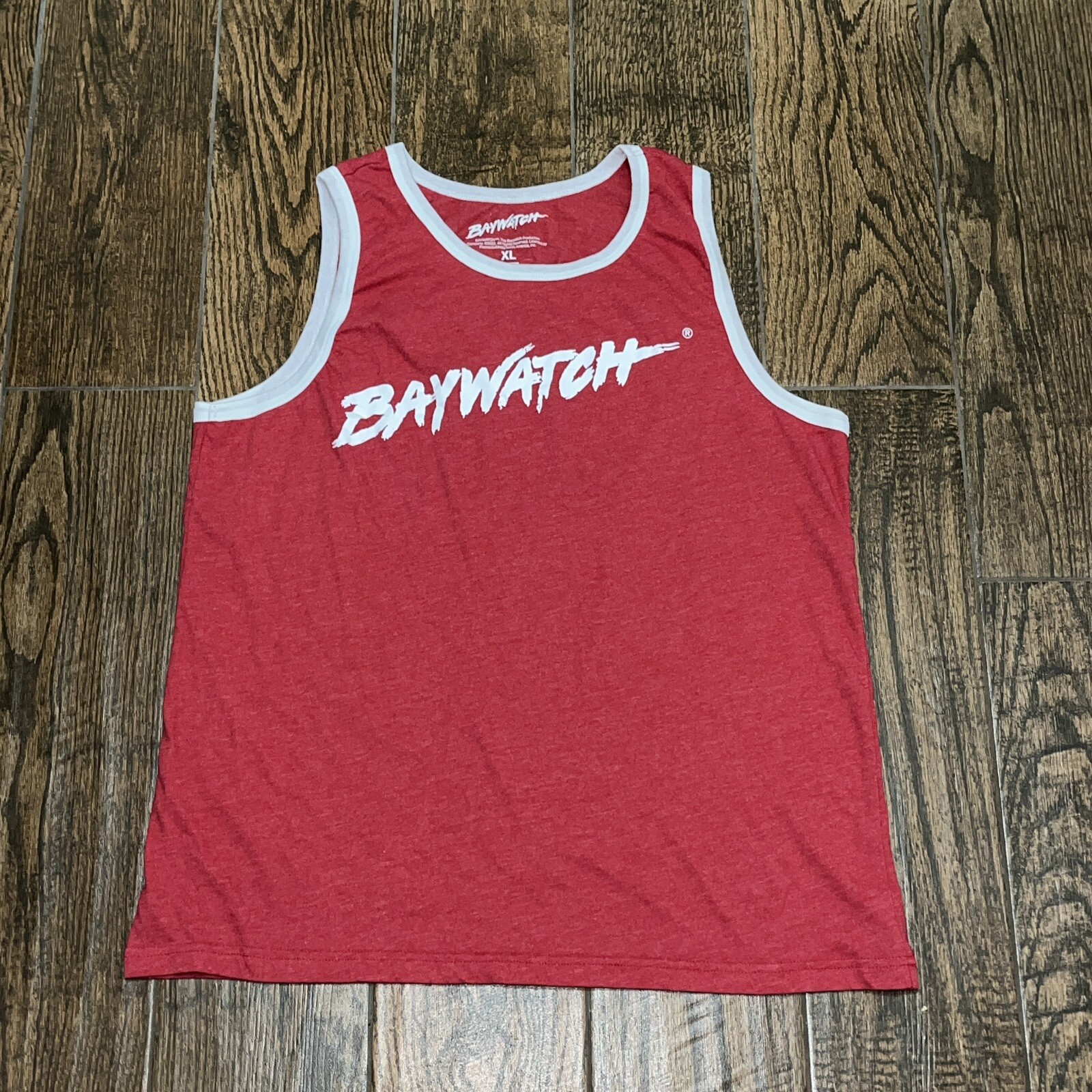 Mens Baywatch Malibu Beach Patrol Tank Top Sz. XL - Gem