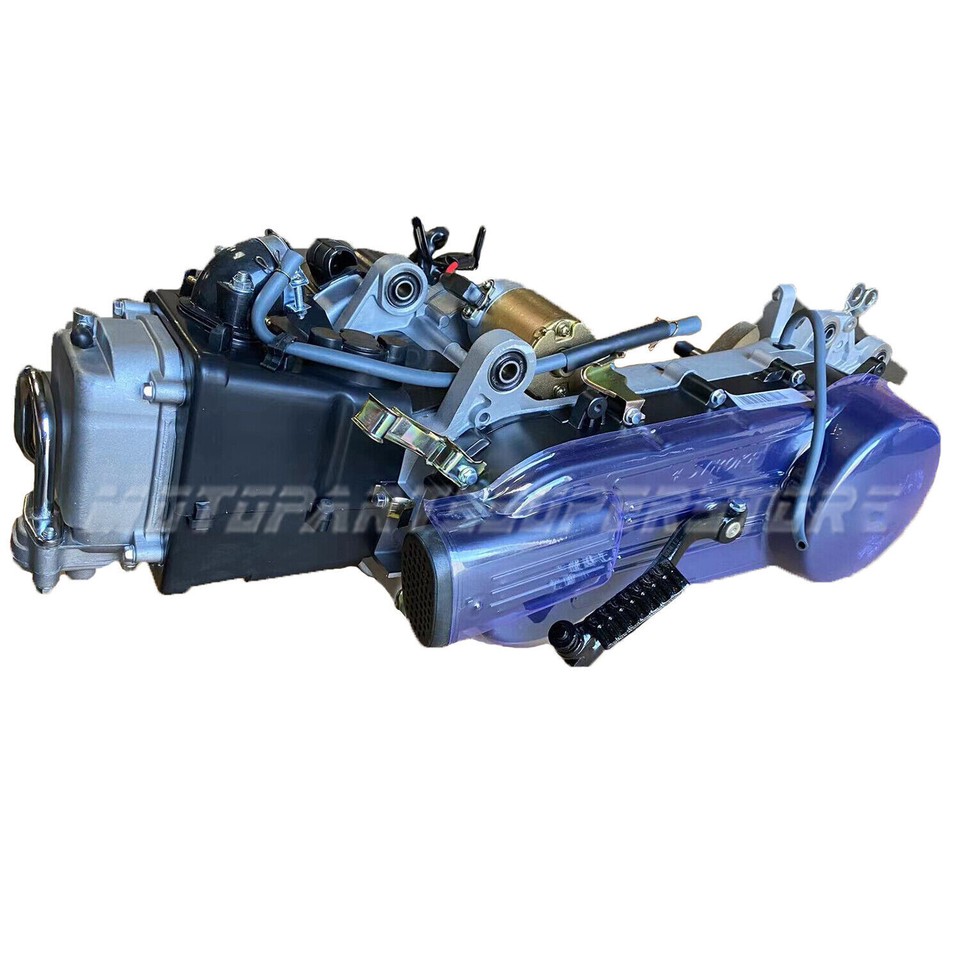 150cc Engine Motor GY6 Moped Scooter 150 CVT Auto Clutch Long Case ...