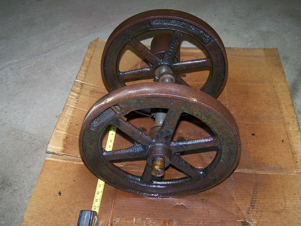 SIMPLICITY 1 1/2hp CRANKSHAFT Flywheels Hit Miss Engine Steam Tractor ...