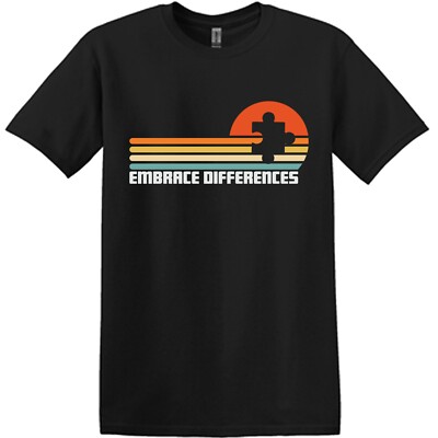 Embrace Differences Autism Awareness Shirt | eBay