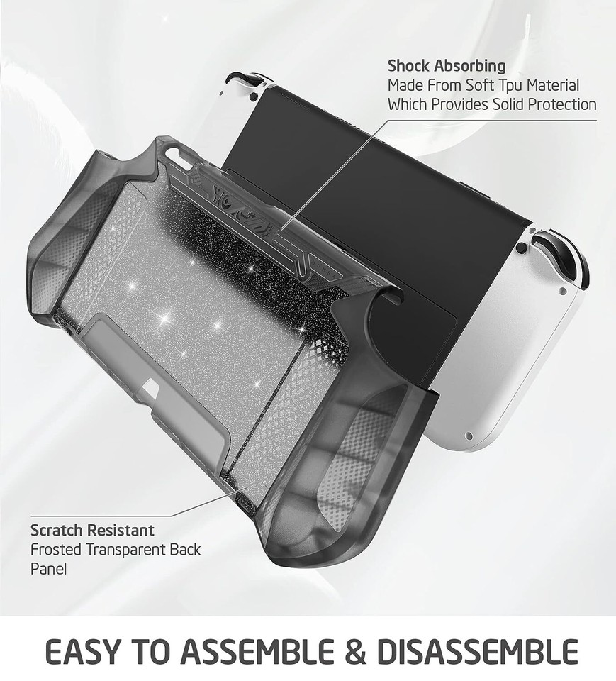 Mumba Dockable Case New for Nintendo Switch OLED 2021 TPU Ergonomics ...