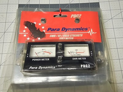 Para Dynamics PDC2 Compact SWR/RF Power/Field Strength Meter W/ 36 ...