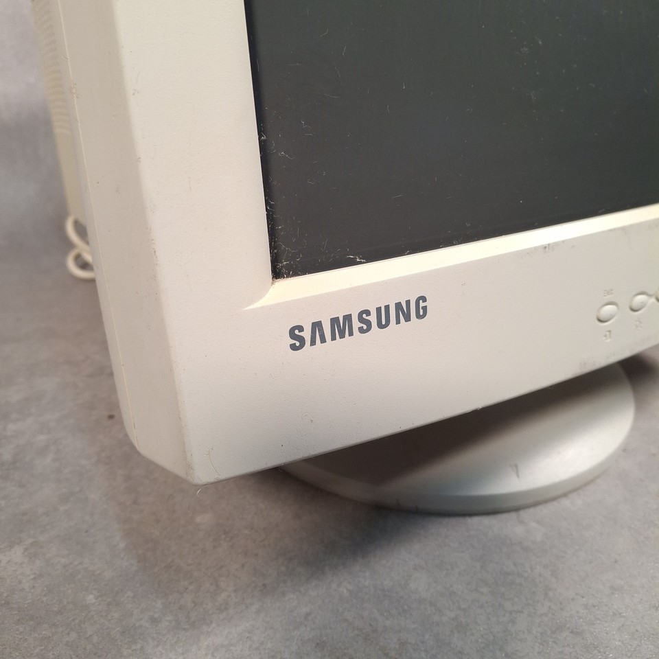 Samsung SyncMaster 753s 17” CRT VGA Monitor 2002 Retro PC Display ...
