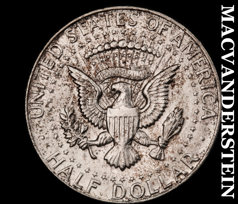 1964 Silver Kennedy Half Dollar - Choice Gem Brilliant Unc Lustrous # ...