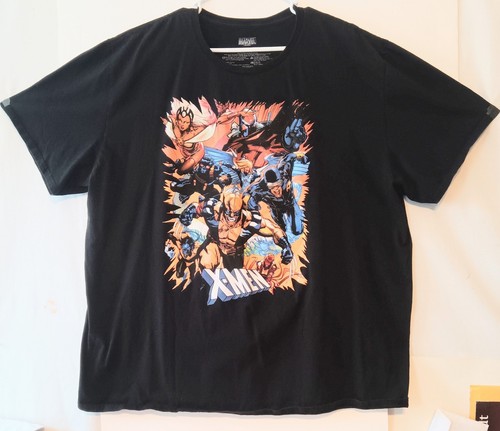 Marvel X-Men Graphic T-Shirt XL (54/56) Men's Wolverine Cyclops Storm ...