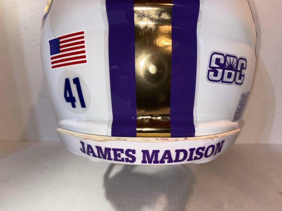 James Madison University -JMU Dukes Riddell Speed Full Sz Medium ...