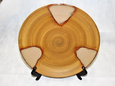 Sango Splash Dinner Plates #4951 Lot of 2 Brown Drip Glaze Stoneware 11 ...