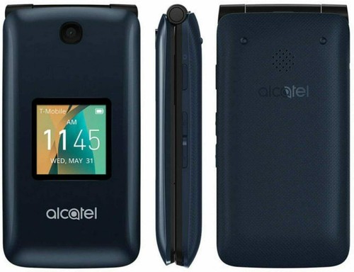 Alcatel Go Flip 4044W Blue (T-Mobile) 4G VoLTE Flip Phone Unlocked | eBay