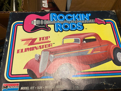 Vintage rare Monogram Rockin' Rods "ZZ Top's Eliminator" Model Kit 1989 ...