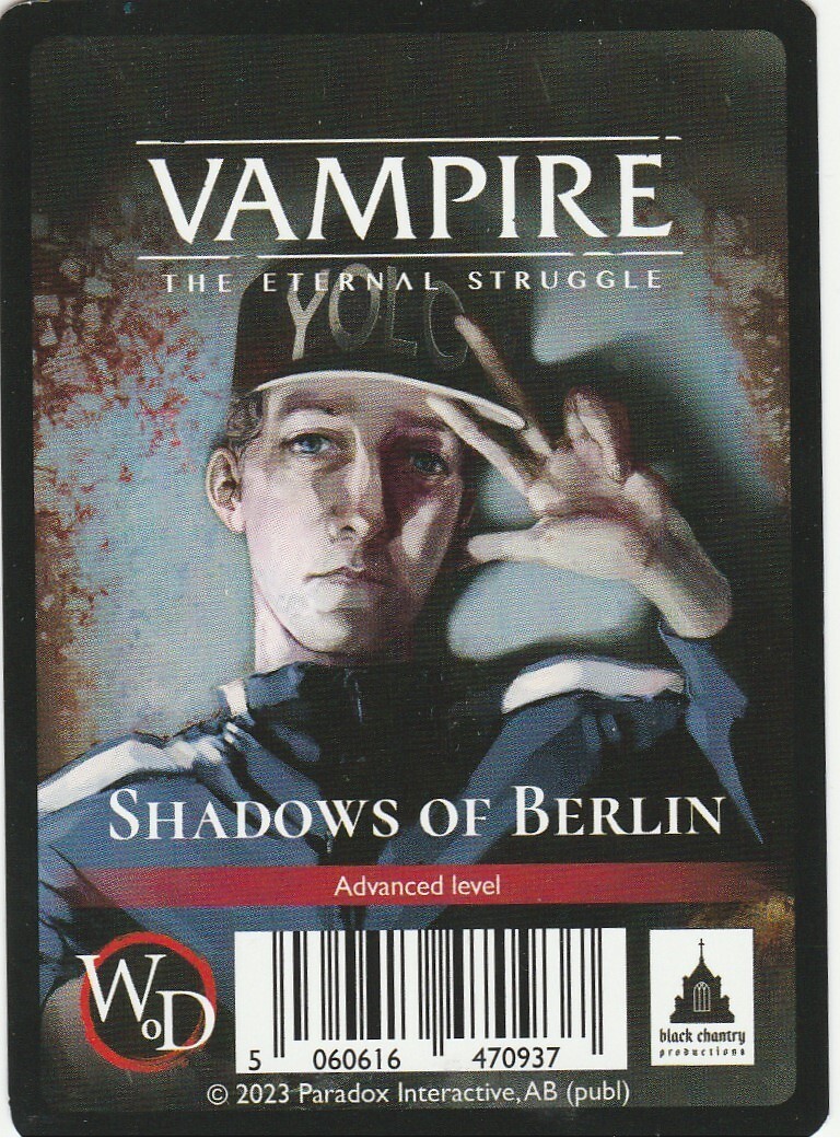 Sealed Preconstructed Deck Shadows of Berlin Reprint Black Chantry VTES ...