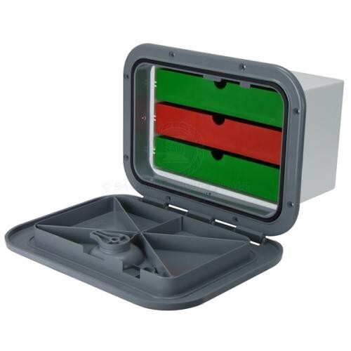 Access Hatch Storage Box for Caravan/ Boat/RV Grey Lid 3 Drawers MADE ...