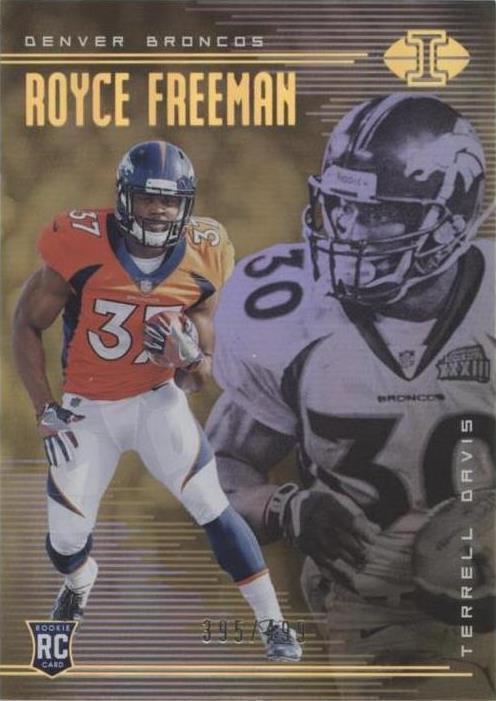2018 Panini Illusions - Terrell Davis, Royce Freeman #36 Trophy ...