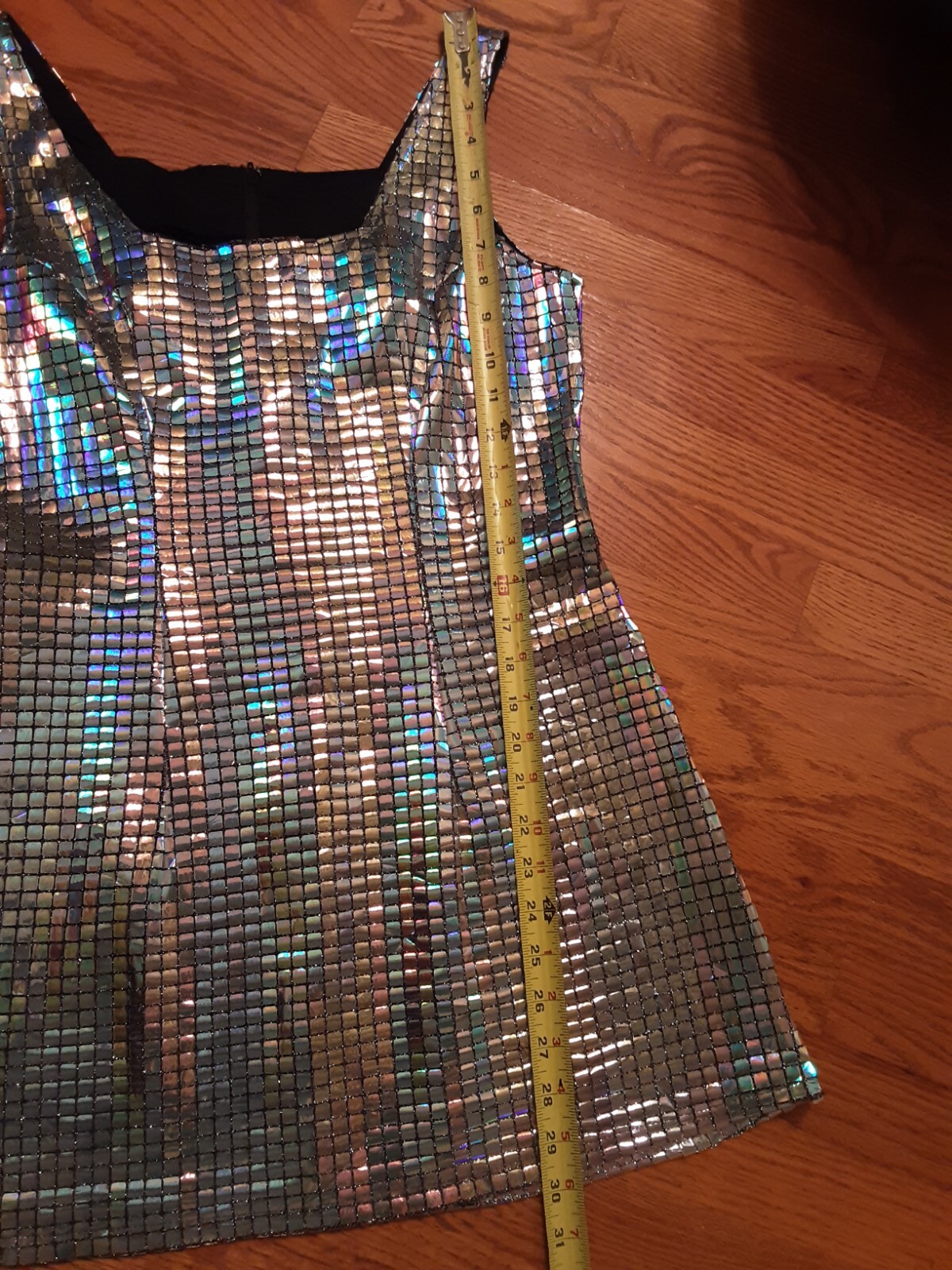 Lip Service Vintage Iridescent Holographic Mirrored Disco Ball Mini ...