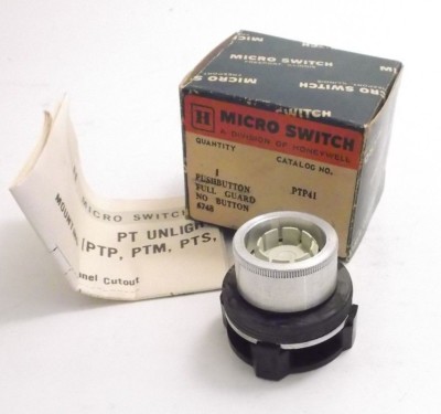 MICRO SWITCH PTP41 Pushbutton - Full Guard - No Button - Prepaid Shipping (6748) | eBay