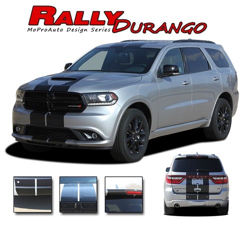 2011-2024 for Dodge DURANGO Racing Stripes RALLY Decals Vinyl Graphics ...