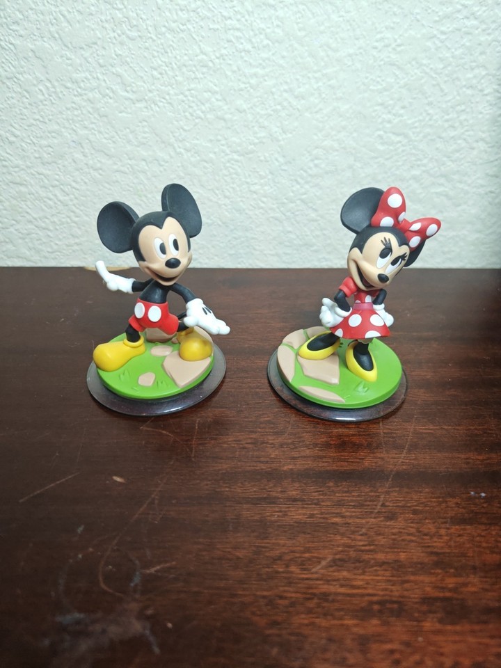 Disney Infinity 3.0 Mickey & Minnie Mouse Figures Bundle with Cards ...