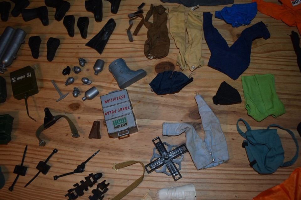 vintage action man job lot bundle retro toys uniform equipment | eBay UK