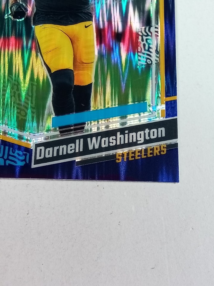 Darnell Washington #286 Holo Purple Shock Optic Donruss Panini Card ...