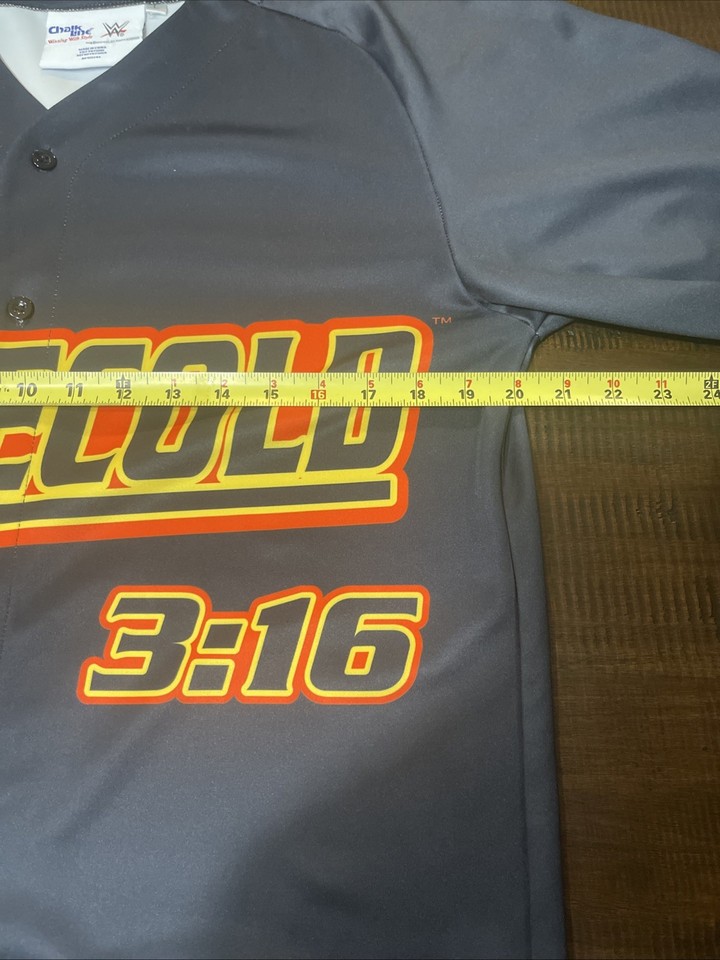WWE Stone Cold Baseball Jersey Size Large Good Condition | eBay
