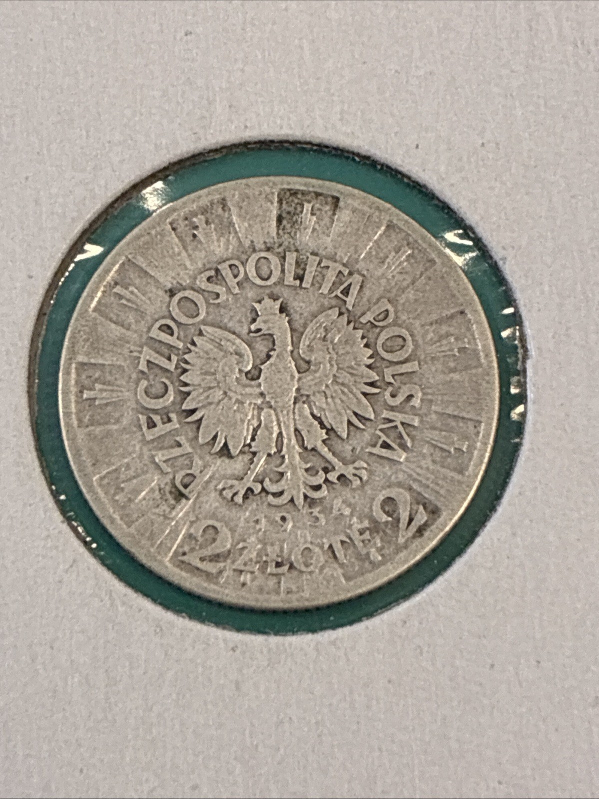 Rare 1934 Poland Józef Piłsudski Silver 2 Zl Coin – Low Mintage ...